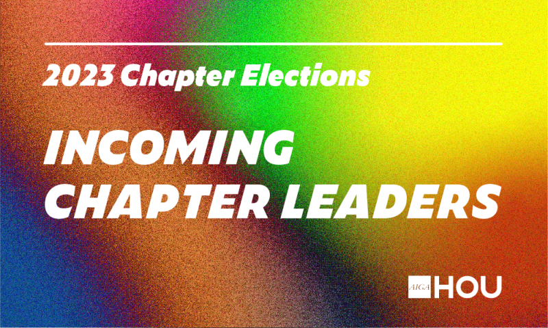 2023 Incoming Chapter Leaders - AIGA Houston