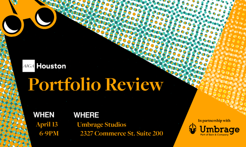 AIGA Houston Portfolio Review 2023 - AIGA Houston