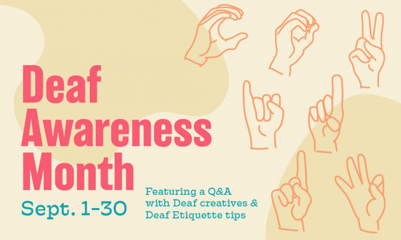 Deaf Awareness Month 2021 - AIGA Houston