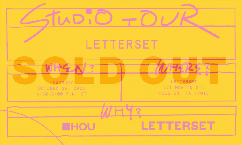 Studio Tour: Letterset - AIGA Houston