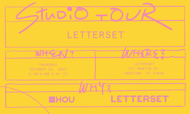 Studio Tour: Letterset | AIGA Houston